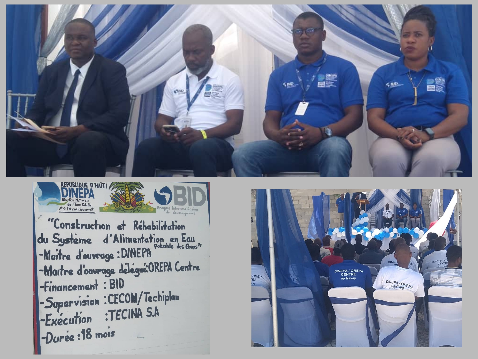 Latibonit : DINEPA ak OREPA-SANT lanse travay reyalizasyon sistèm dlo ...