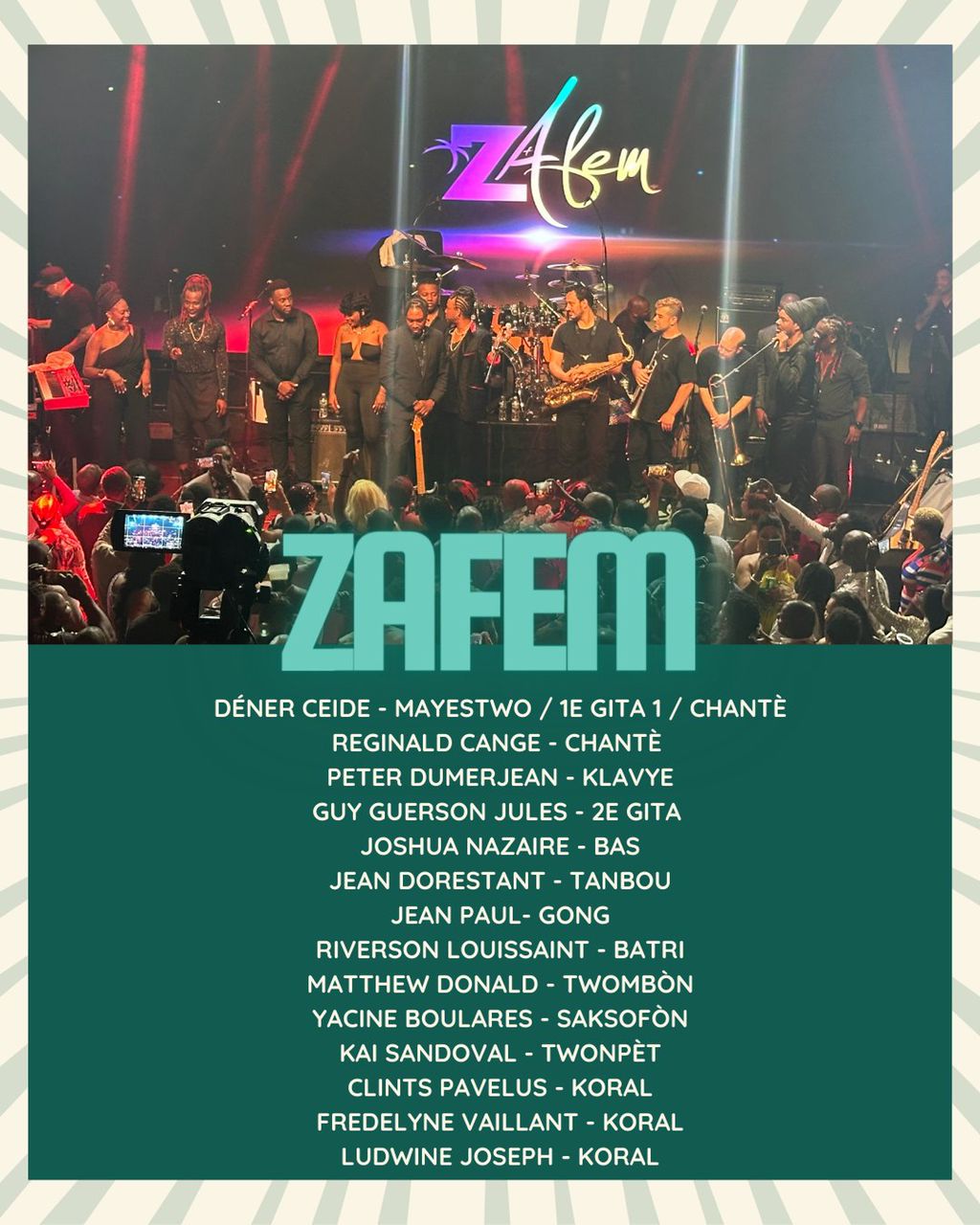 ZAFEM : Yon gran premyè, yon satisfaksyon - Centre à la UNE